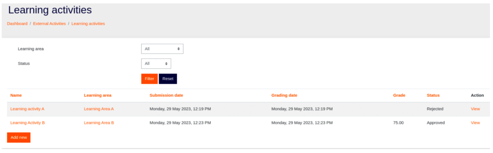 Integrate external learning activities within Moodle using the External Portfolio Plugin ...
